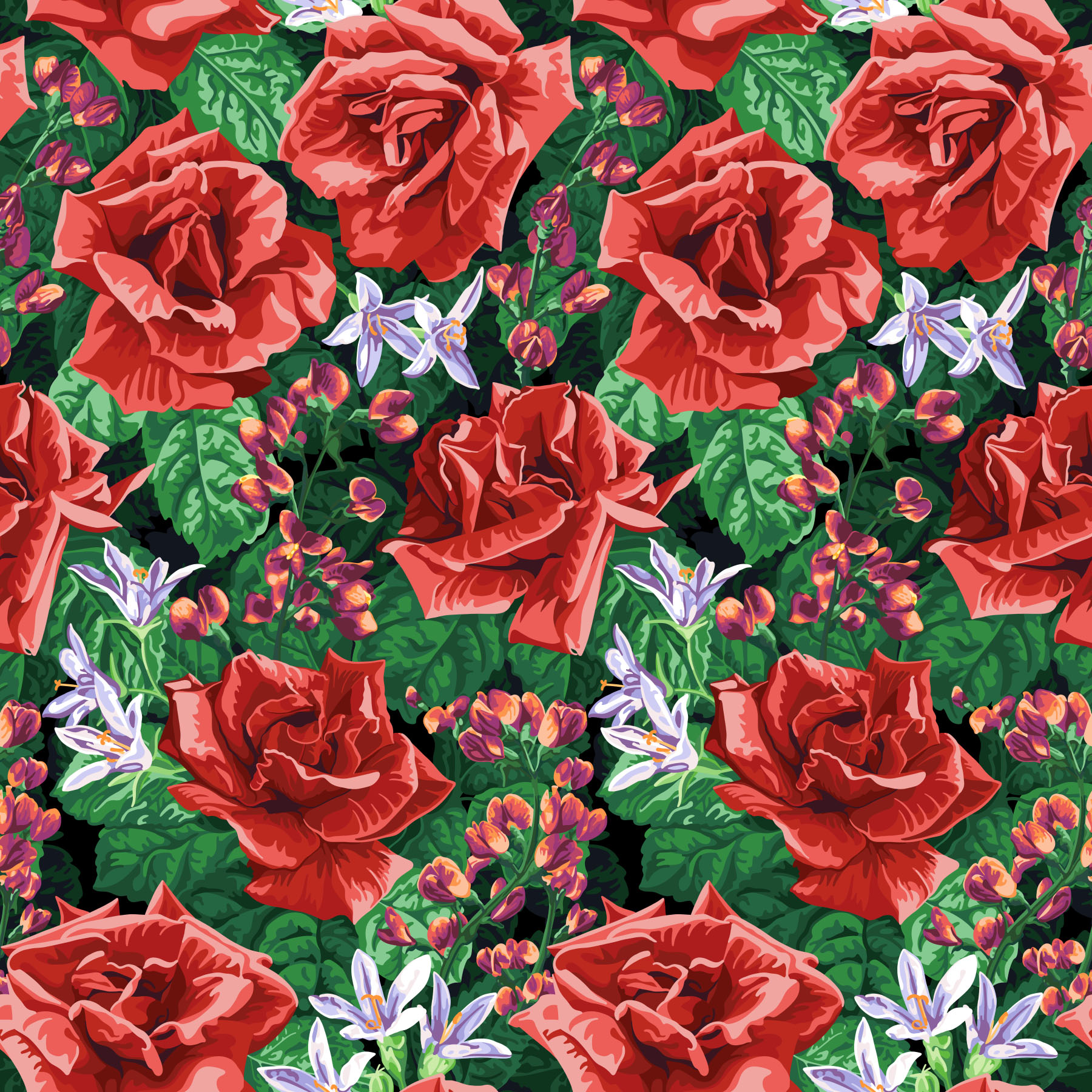 Red Roses: AI generated vs Digitally Illustrated - ronyalake.com